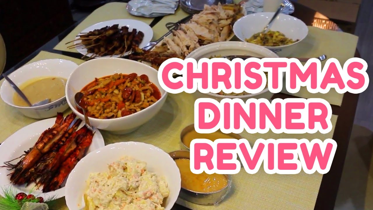 THE CHRISTMAS DINNER REVIEW (Masrap ba?!) | PokLee Cooking - YouTube