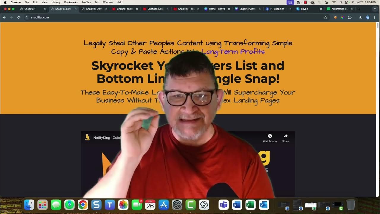 Snapifier Offer Pay What You Want...Even nothing - YouTube