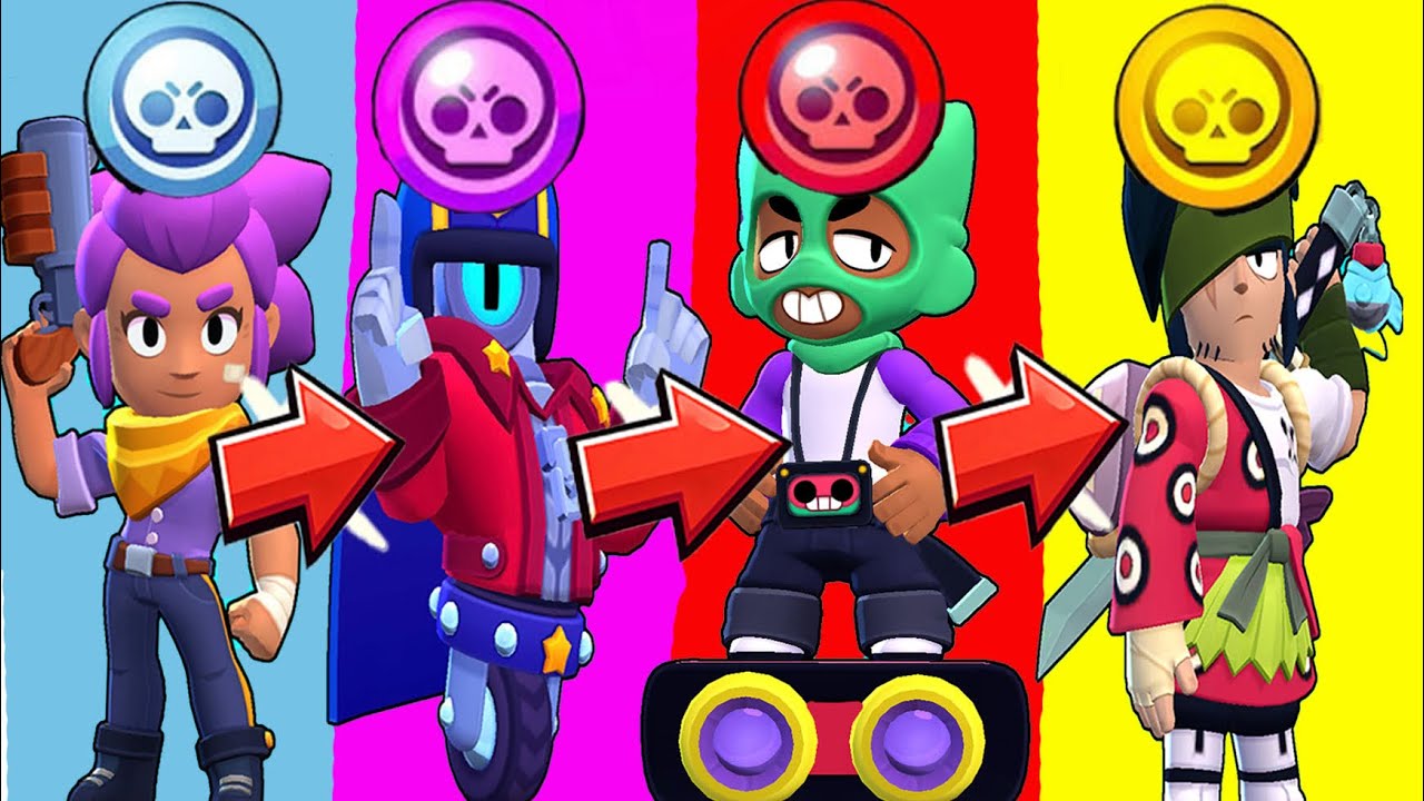 Every victory my brawler rarity gets higher BRAWLSTARS - YouTube