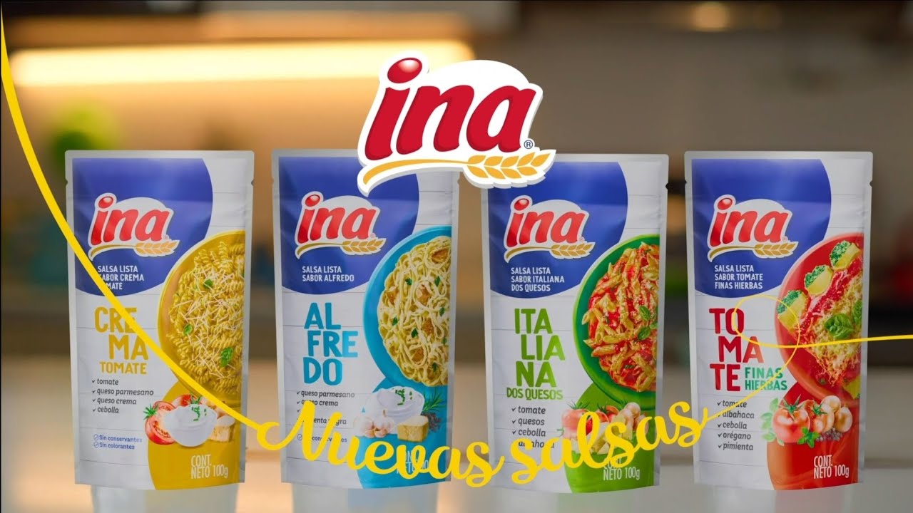Nuevas salsas para pasta INA - YouTube