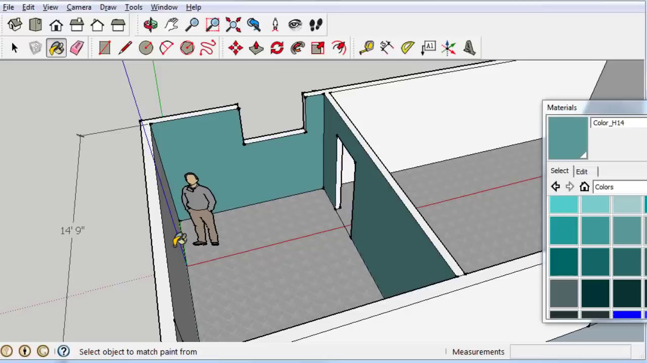 Sketchup Basement Tutorial part1 - YouTube