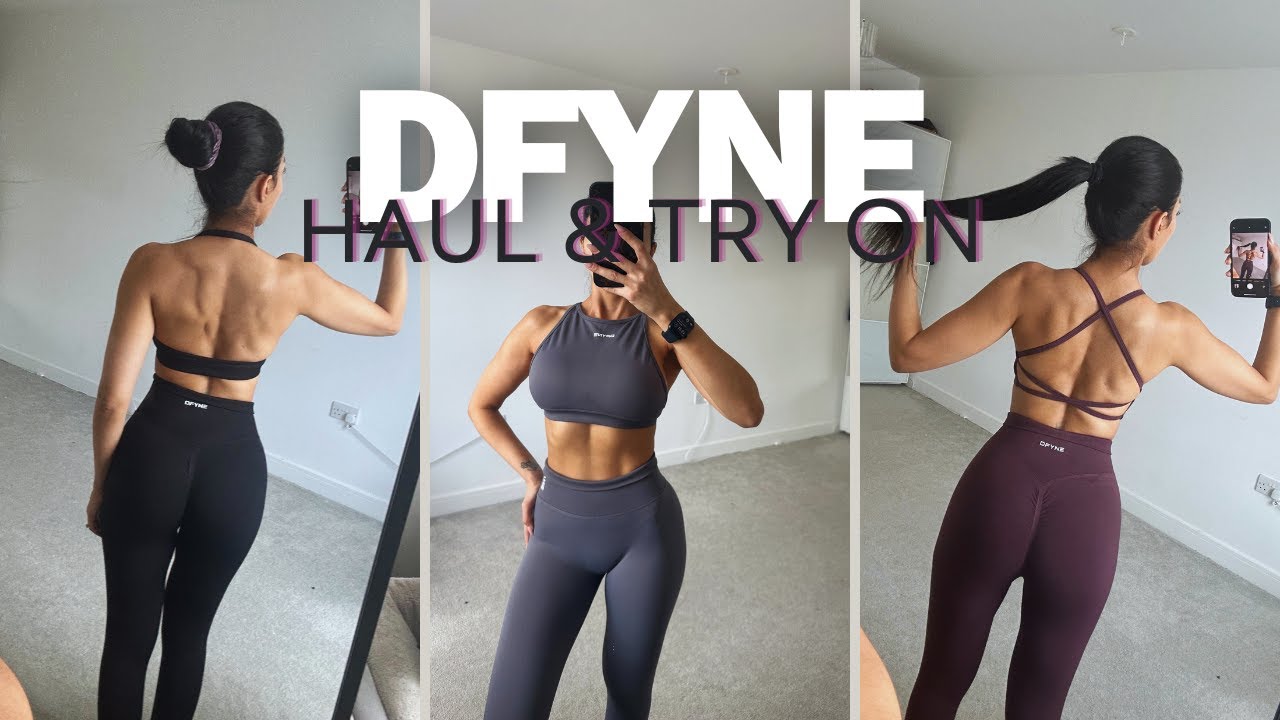 ACTIVEWEAR HAUL 2024 | DFYNE - YouTube