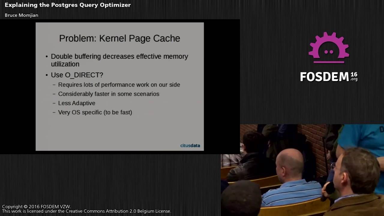 Fosdem 2016 Explaining The Postgres Query Optimizer Youtube