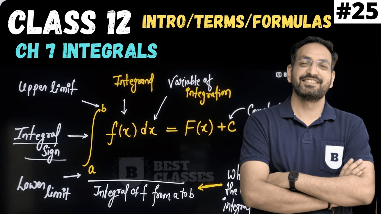 Class 12 Maths | RB Tripathi Solution | Ch 7 Integrals Symbols, Terms ...