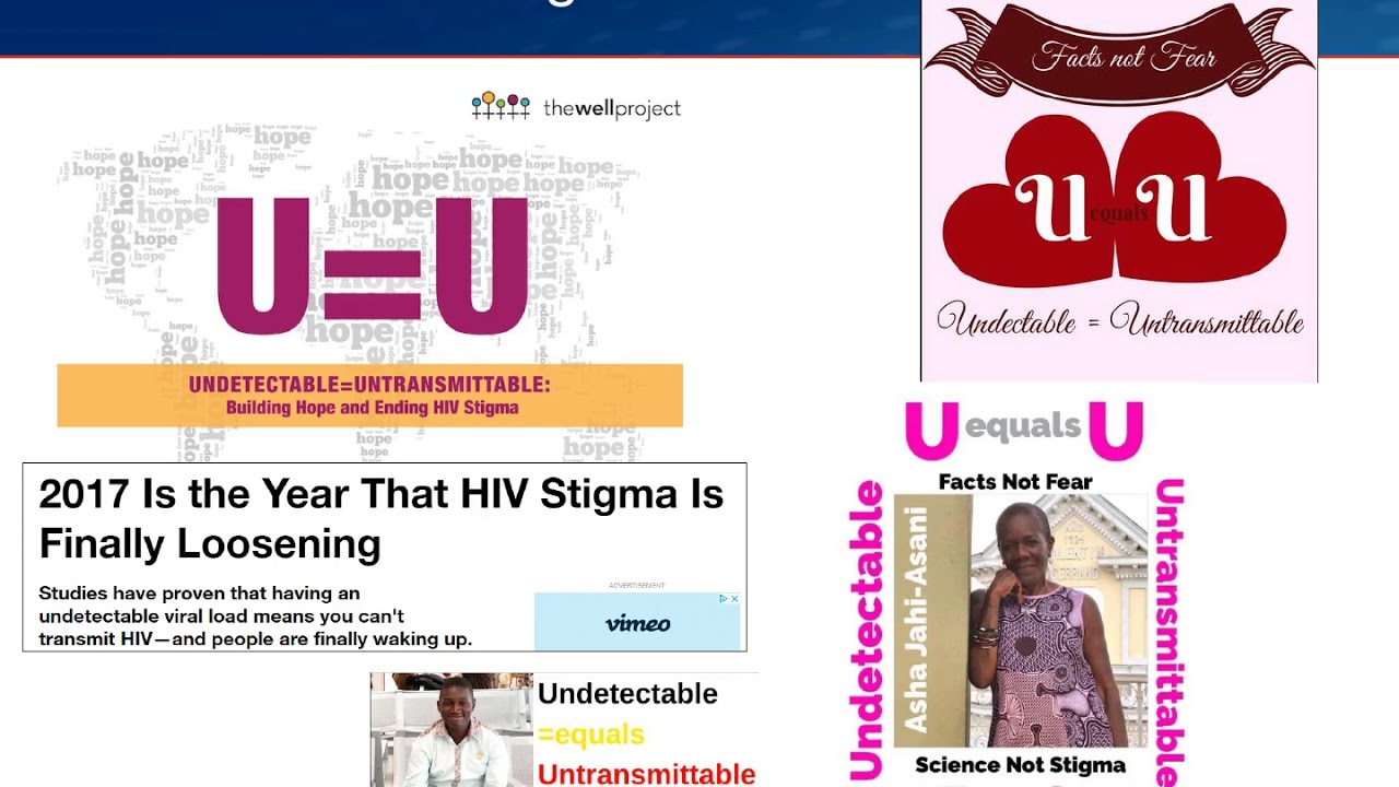 Undetectable = Untransmittable (U=U) - YouTube