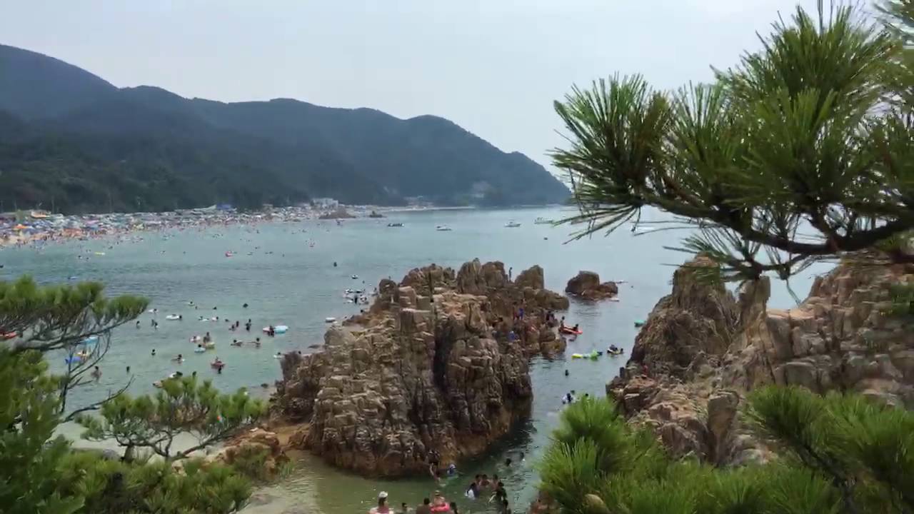 Crystal Beach (Suishohama), Fukui Japan PART 2 水晶浜海水浴場 (ALPHA BOT Live ...
