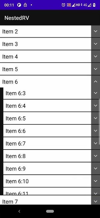 Android Nested RecyclerView - YouTube