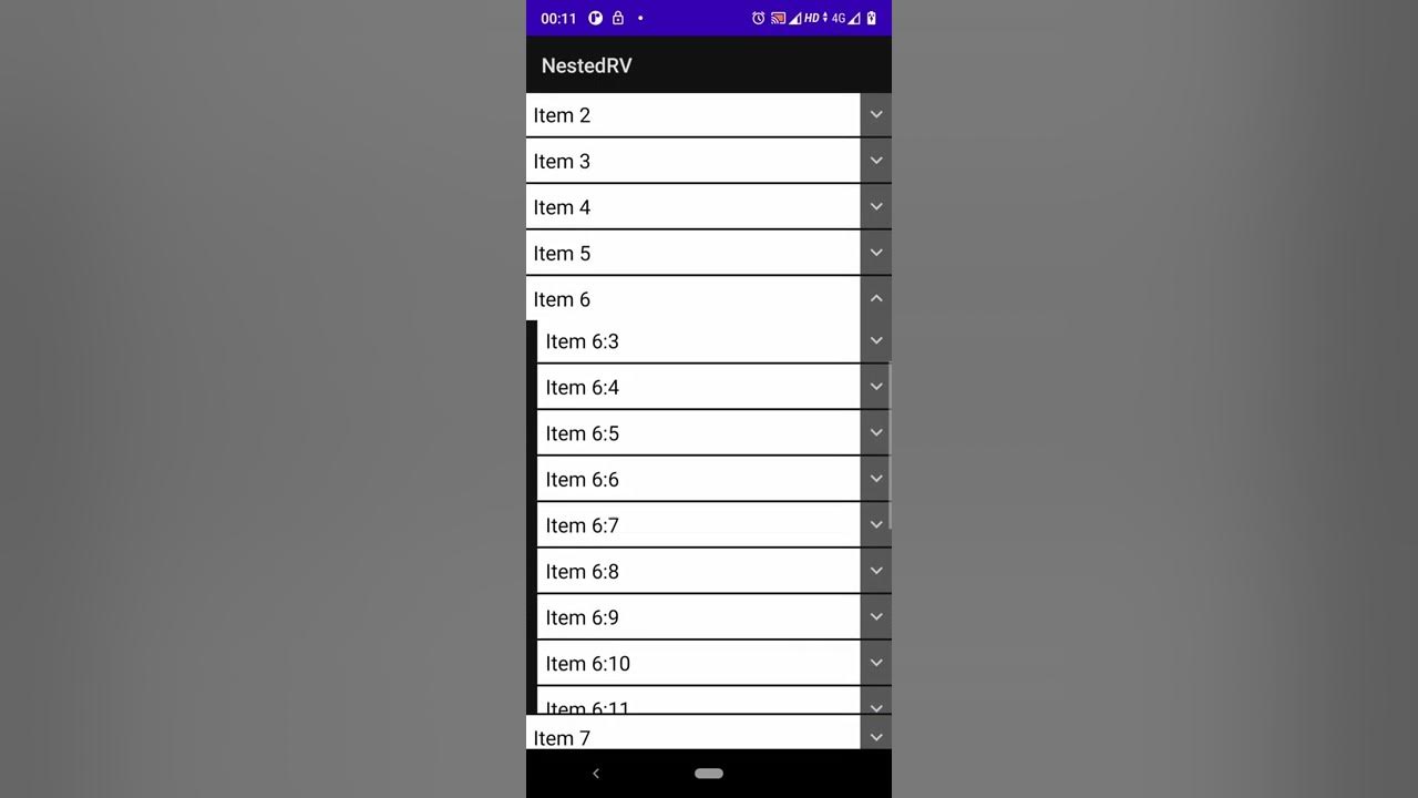 Android Nested RecyclerView - YouTube