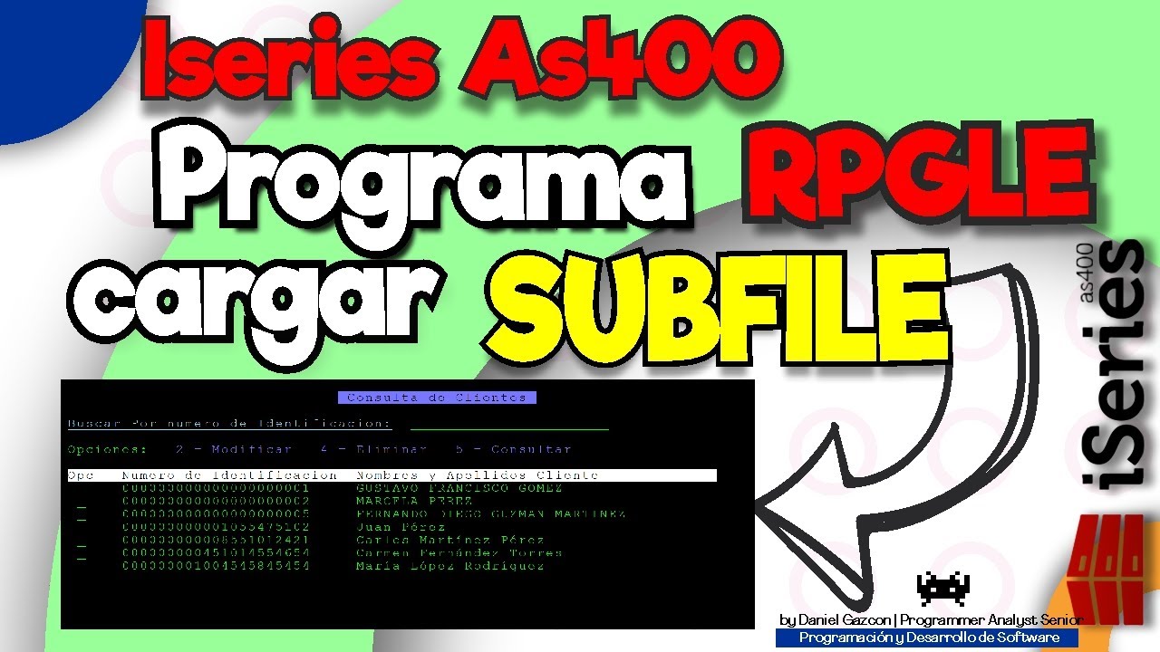 Programa Rpgle Para Cargar Subfile Dspf Youtube 5227