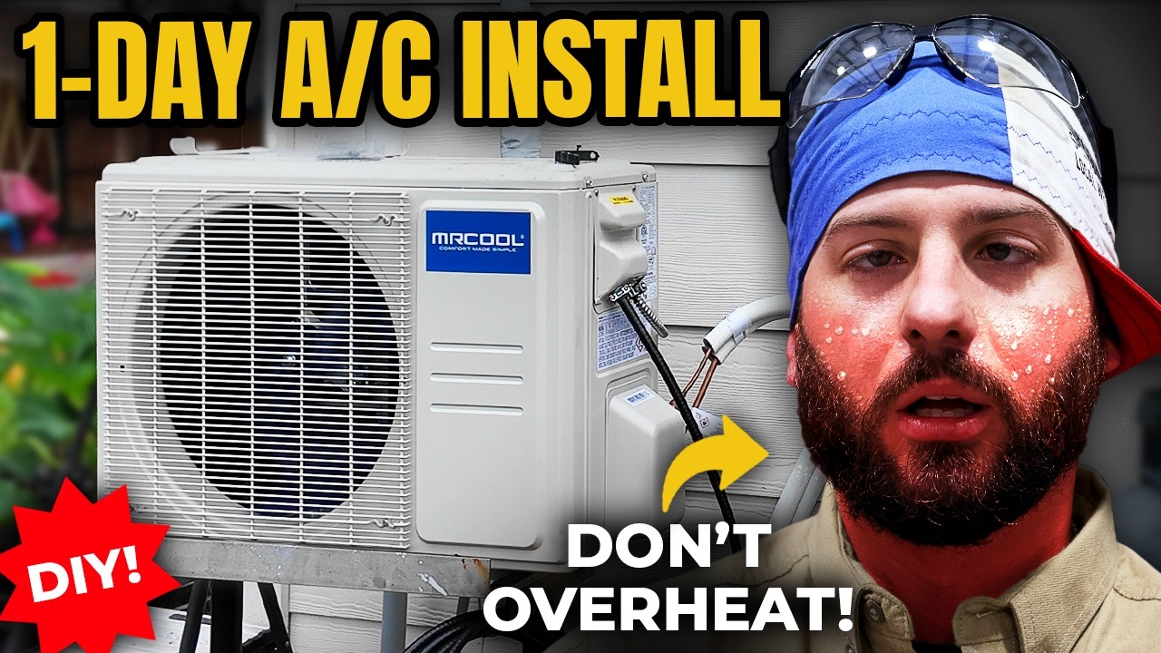 Welding Shop Too Hot? Here’s How I Installed AC Myself - YouTube