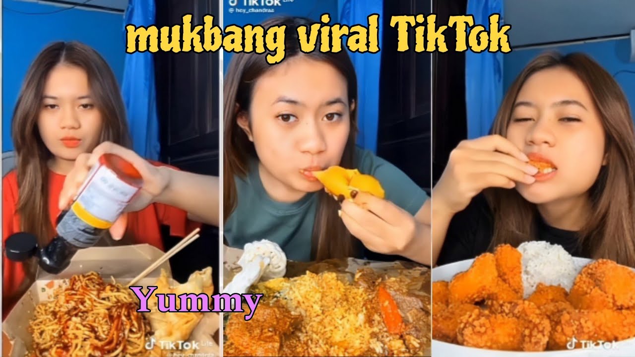 MUKbang Nasi Padang & gacoan vs saos samyang || TIKTOK || hey chandra ...