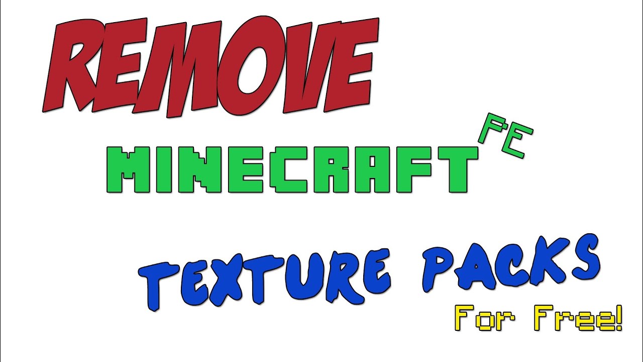 How To Remove Minecraft Pocket Edition Texture Packs (NO JAILBREAK ...