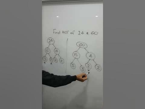 How to find the highest common factor of 2 numbers using factor trees ...