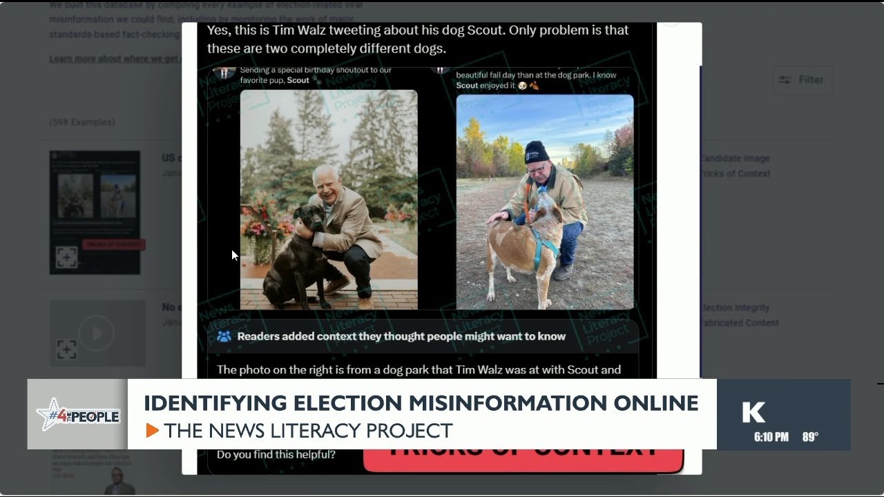 Identifying election misinformation online - YouTube