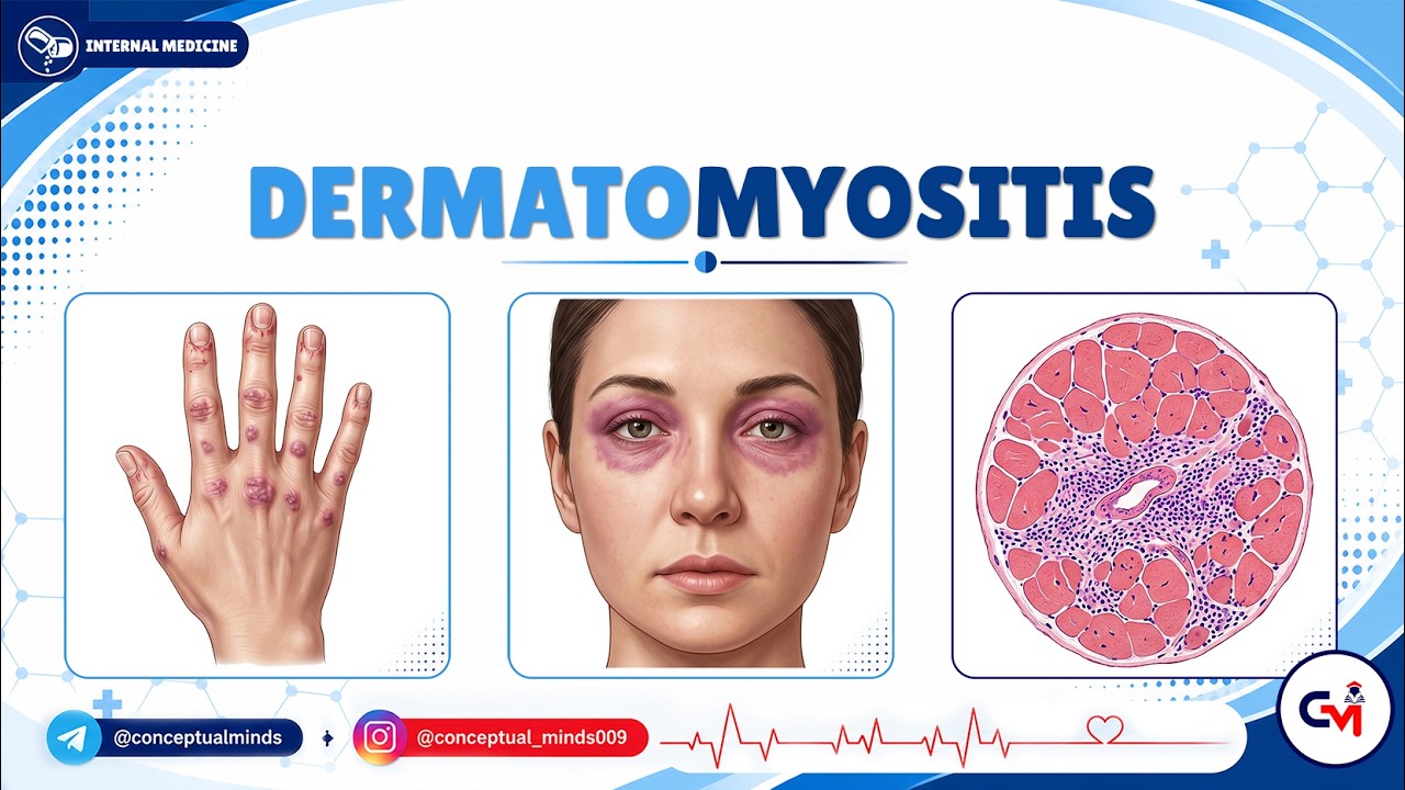 18. Dermatomyositis Overview: Rash, Weakness & Management | Internal ...