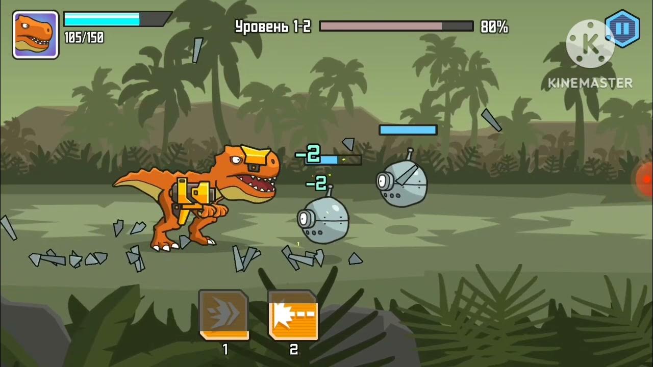 CyberDino T-Rex VS Robots Gameplay - YouTube