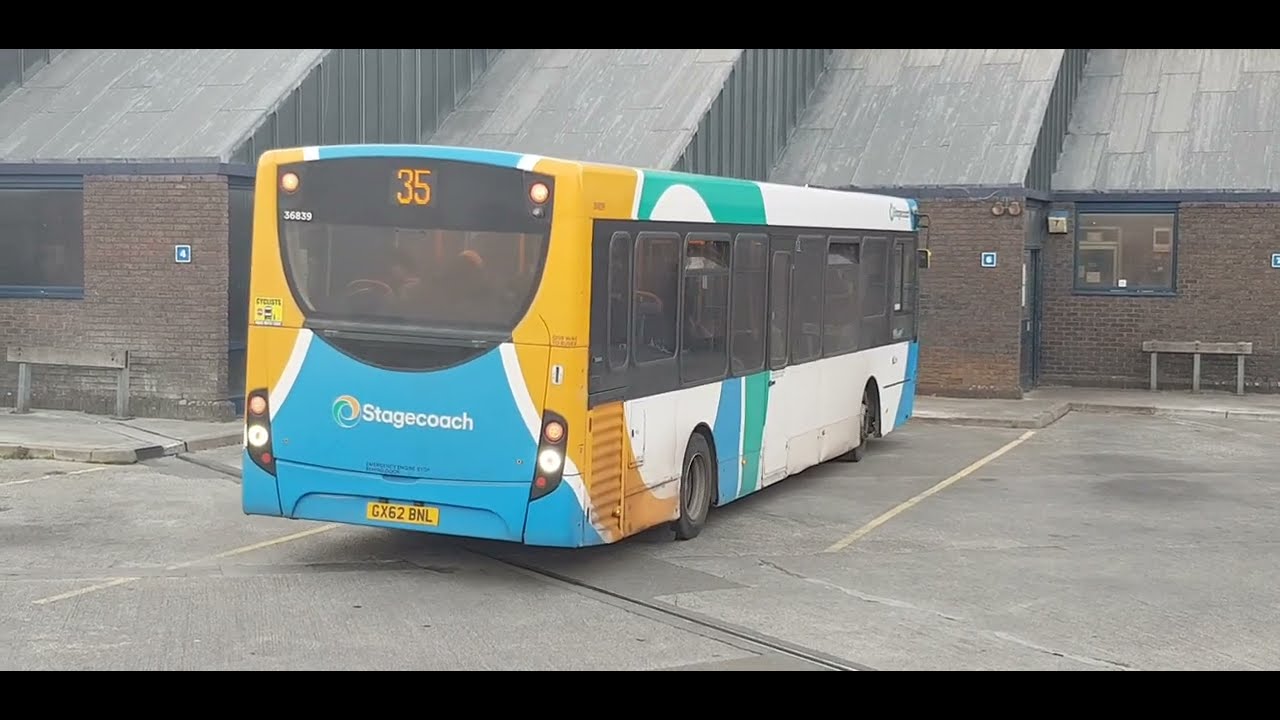 Here is the new livery stagecoach bus 36839 on the number 35 in ...