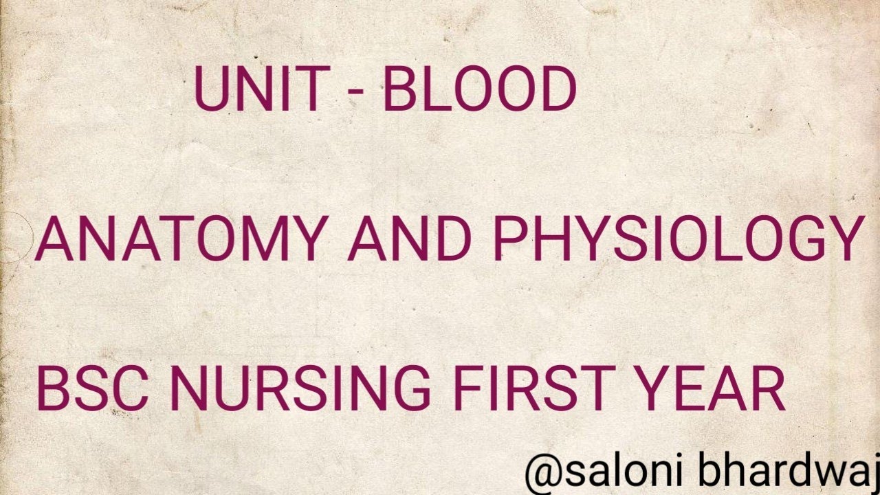 BLOOD GROUPING IN PHYSIOLOGY| Unit - Blood| BSC NURSING Ist Year | # ...