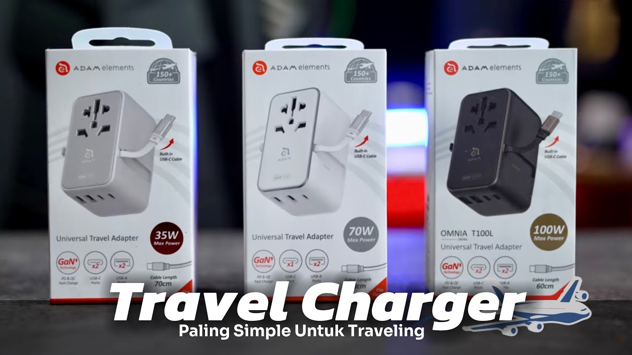 Universal Travel Adapter iPhone Terbaik 2025? - ADAM elements Universal ...