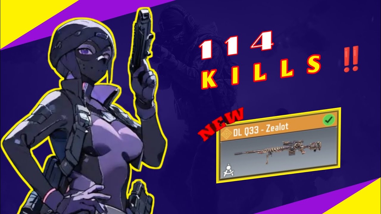 The Best P2W DLQ33 Legendary Skins On CODM💀🔥 | DLQ33 Zealot GAMEPLAY ...