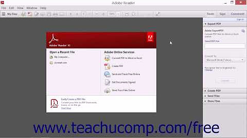 Adobe Acrobat XI Training Tutorial - YouTube