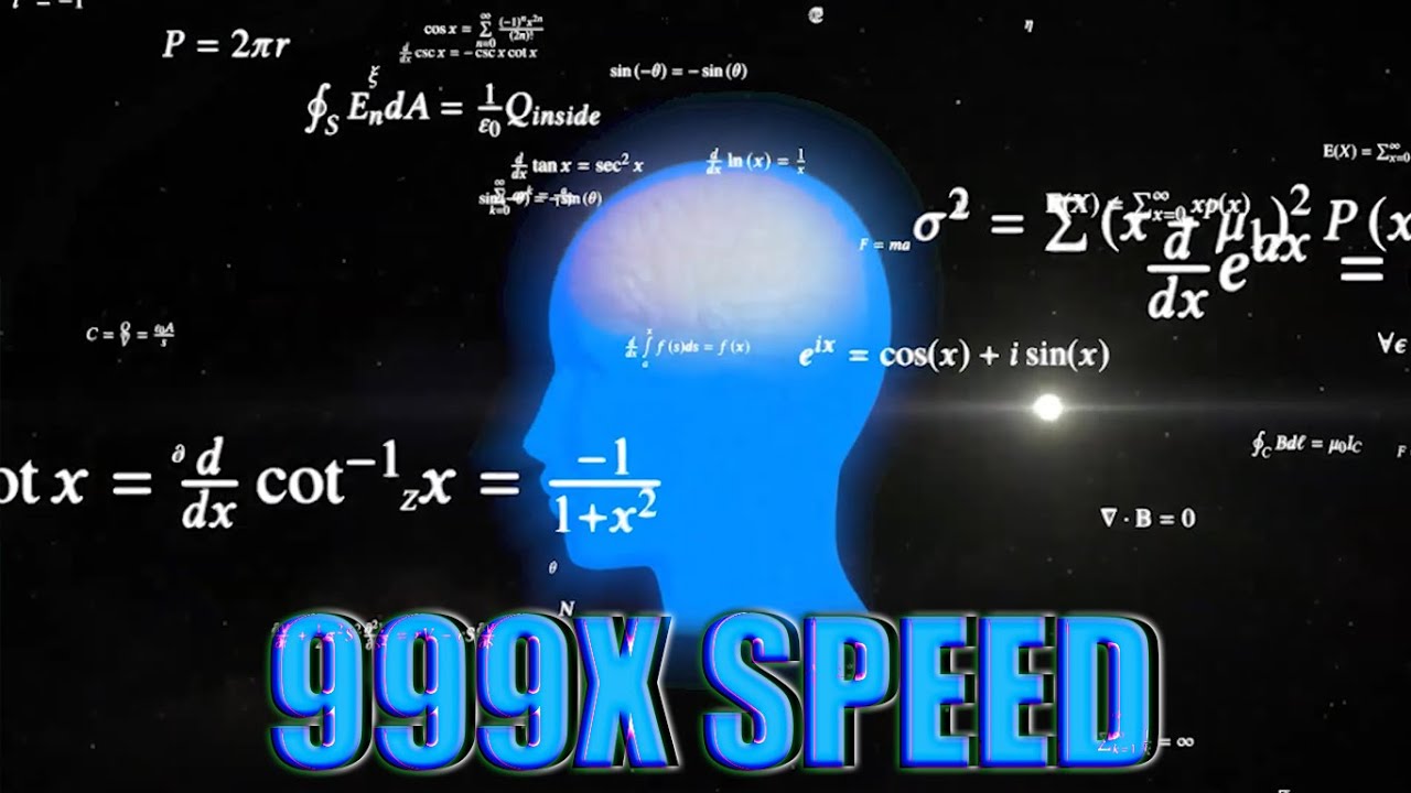 Galaxy Brain Meme Speed 999x - YouTube