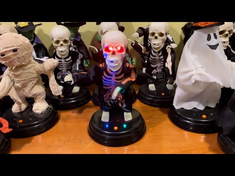 Gemmy 2011 Animated Grave Raver Orange Skeleton (THRIFT STORE FIND ...