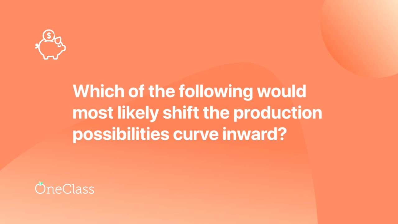 which of the following would most likely shift the production ...