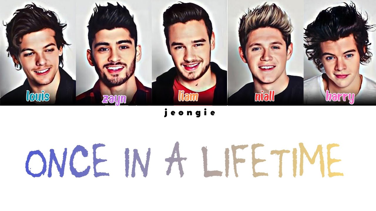 One Direction - Once In A Lifetime (Color Coded - Lyric) - YouTube