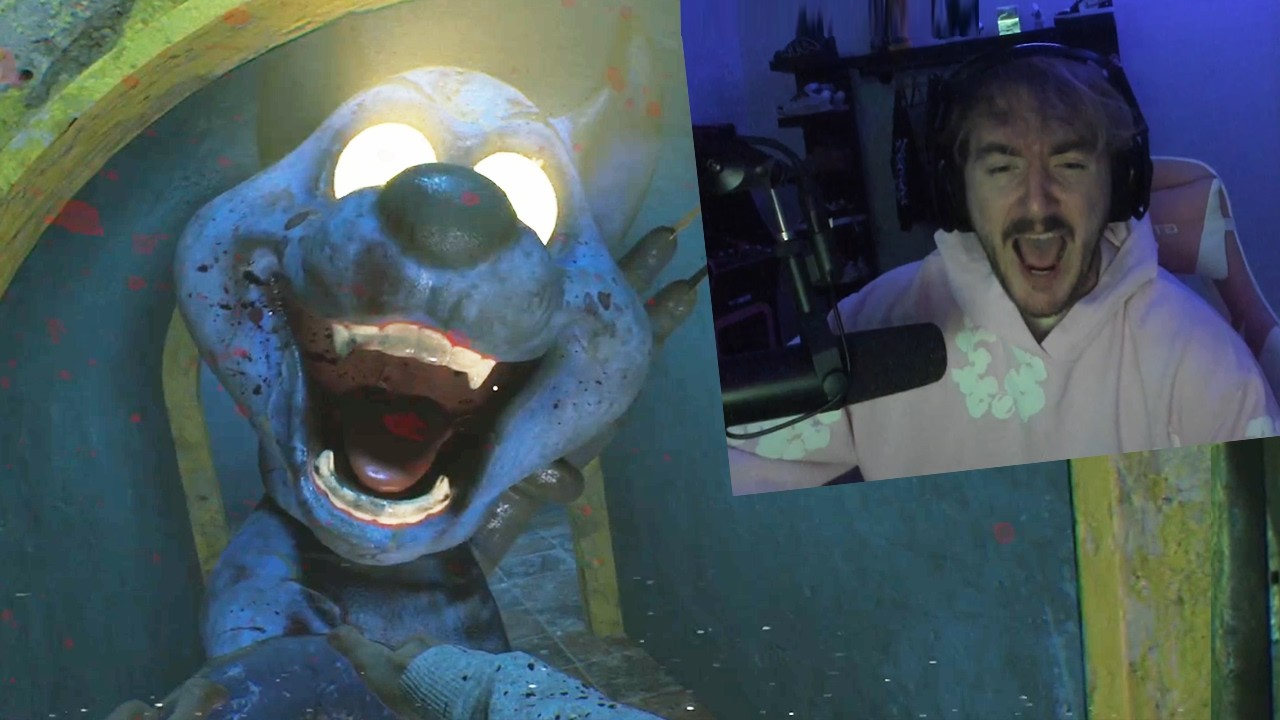 This NEW Animatronic HORROR GAME IS INTENSE.. (Rainbow Gate) - YouTube