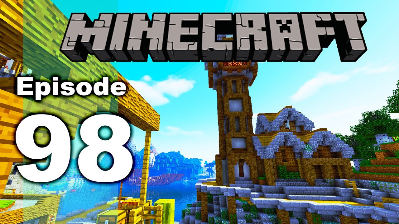Minecraft with Jansey 1.10 | Episode 98 | Light House... House ...