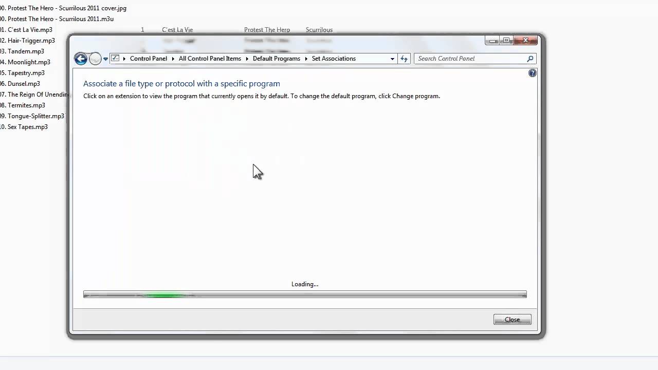 Changing Default Program For A File Extension In Windows 7 YouTube Changing Default Program For A File Extension In Windows 7 YouTube