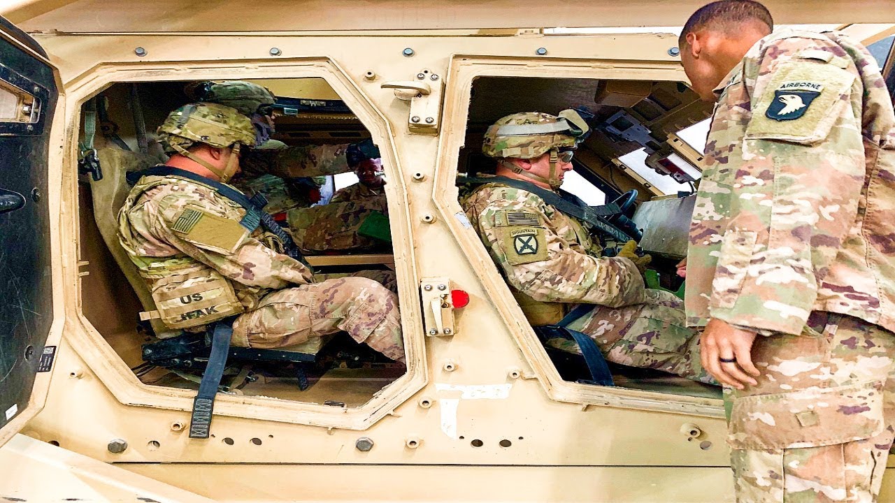 Can These Soldiers Escape It? High Mobility Multipurpose Wheeled ...