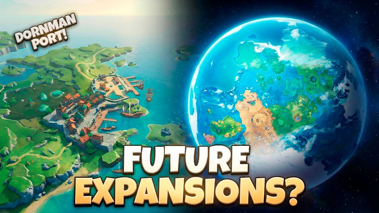 NEW!! HUGE 6.4 & 6.5 MAP LEAKS! The Moon VIEW??, Dornman Port ...
