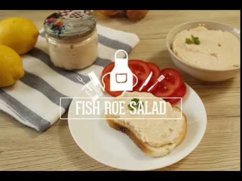 Fish Roe Salad Romanian Traditional Recipe - YouTube