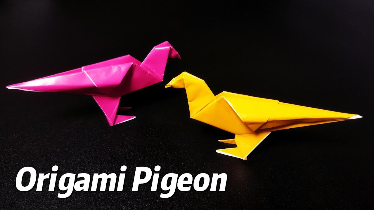 How To Make Pigeon｜Origami Paper Pigeon｜Origami Bird - YouTube