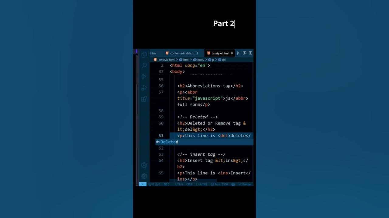 How to use Pre tag in html | learn html in 1 minute | html Tutorial in hindi - YouTube