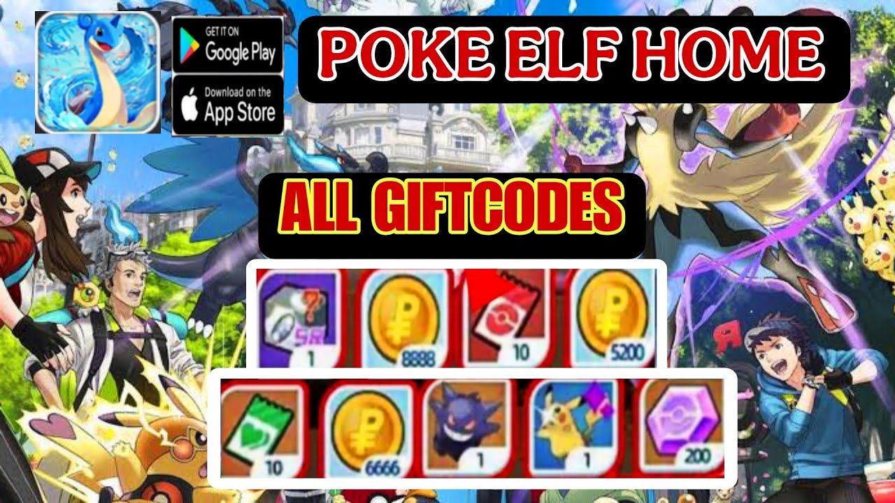 Poke Elf Home & All 7 Giftcodes | 7 Free Codes Poke Elf Home - How to Redeem - YouTube