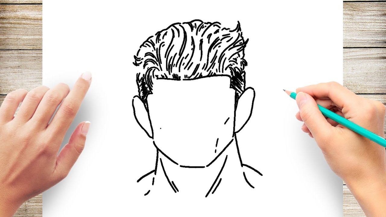 How to Draw Zac Efron's Hair - YouTube