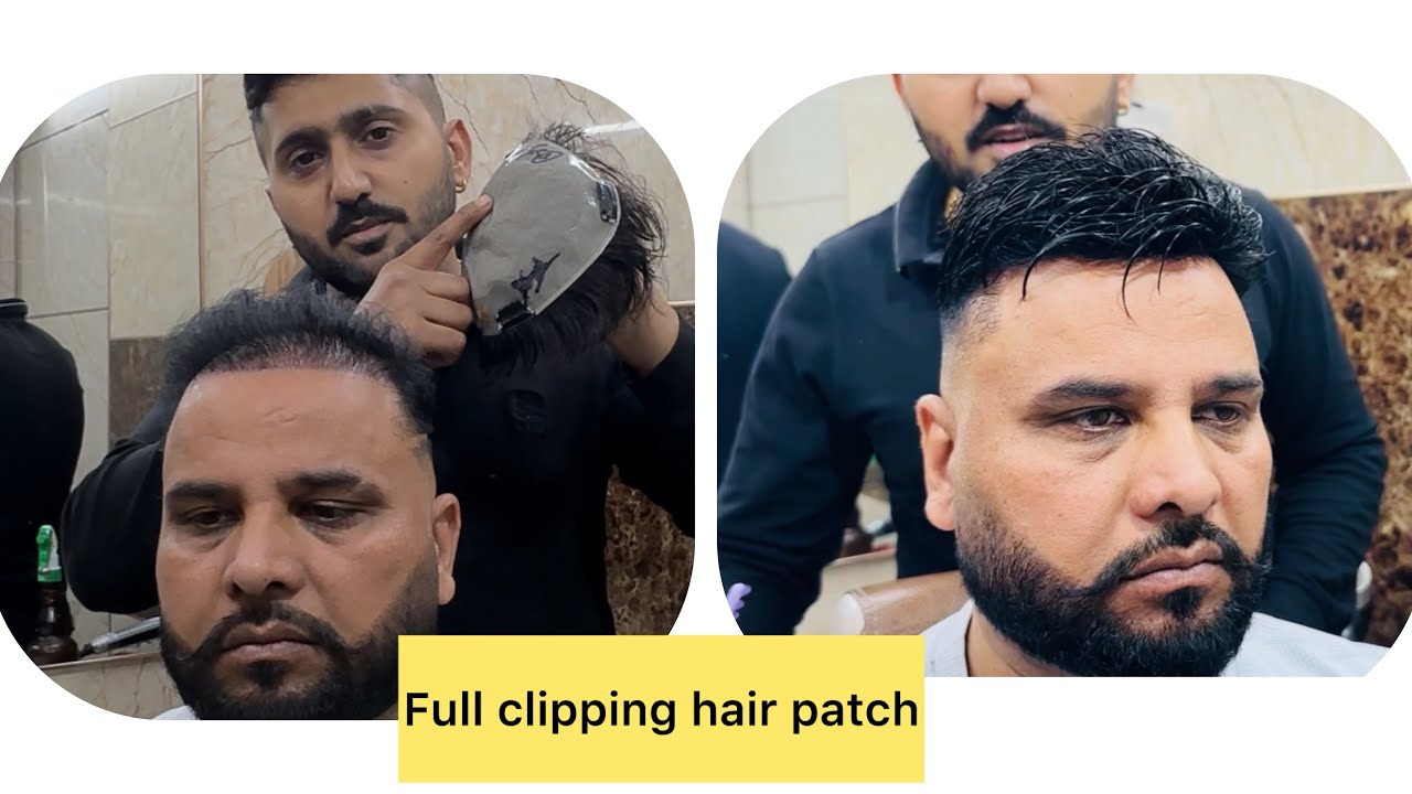 Full clipping hair patch - YouTube