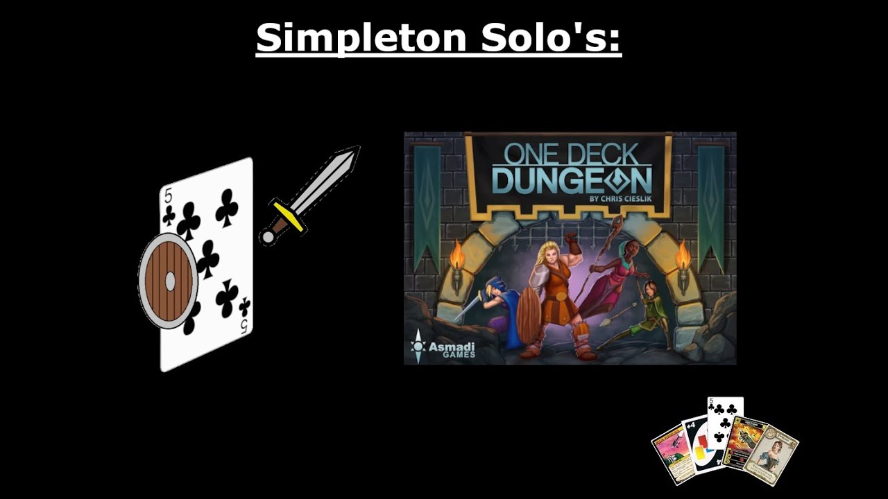 Simpleton Solo - One Deck Dungeon (Floor 2) - YouTube