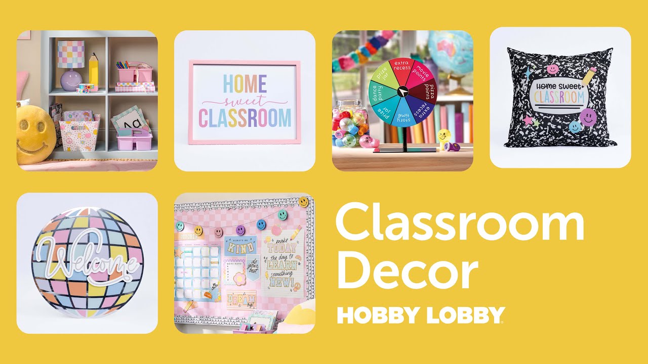 Classroom Decor | Hobby Lobby® - YouTube