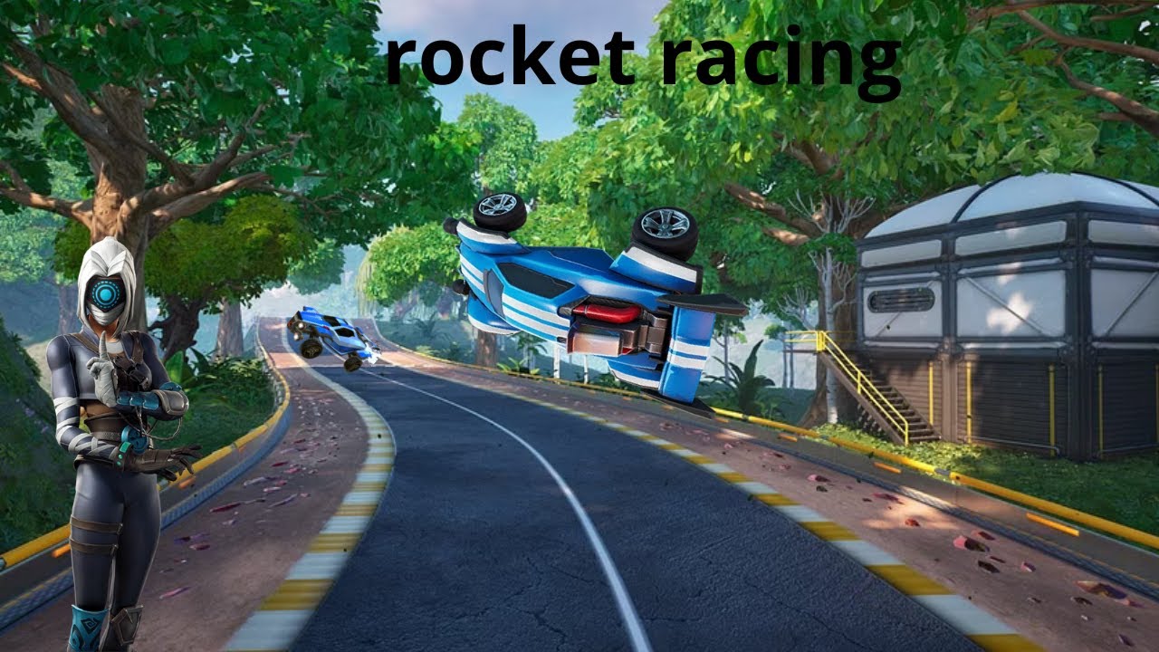 JE JOUE A ROCKET RACING - YouTube
