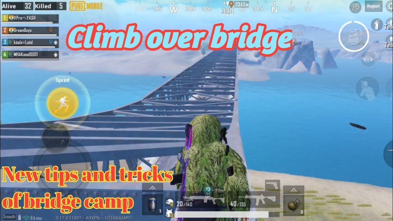 How to climb over bridge | New tricks for military base & novo bridge ...