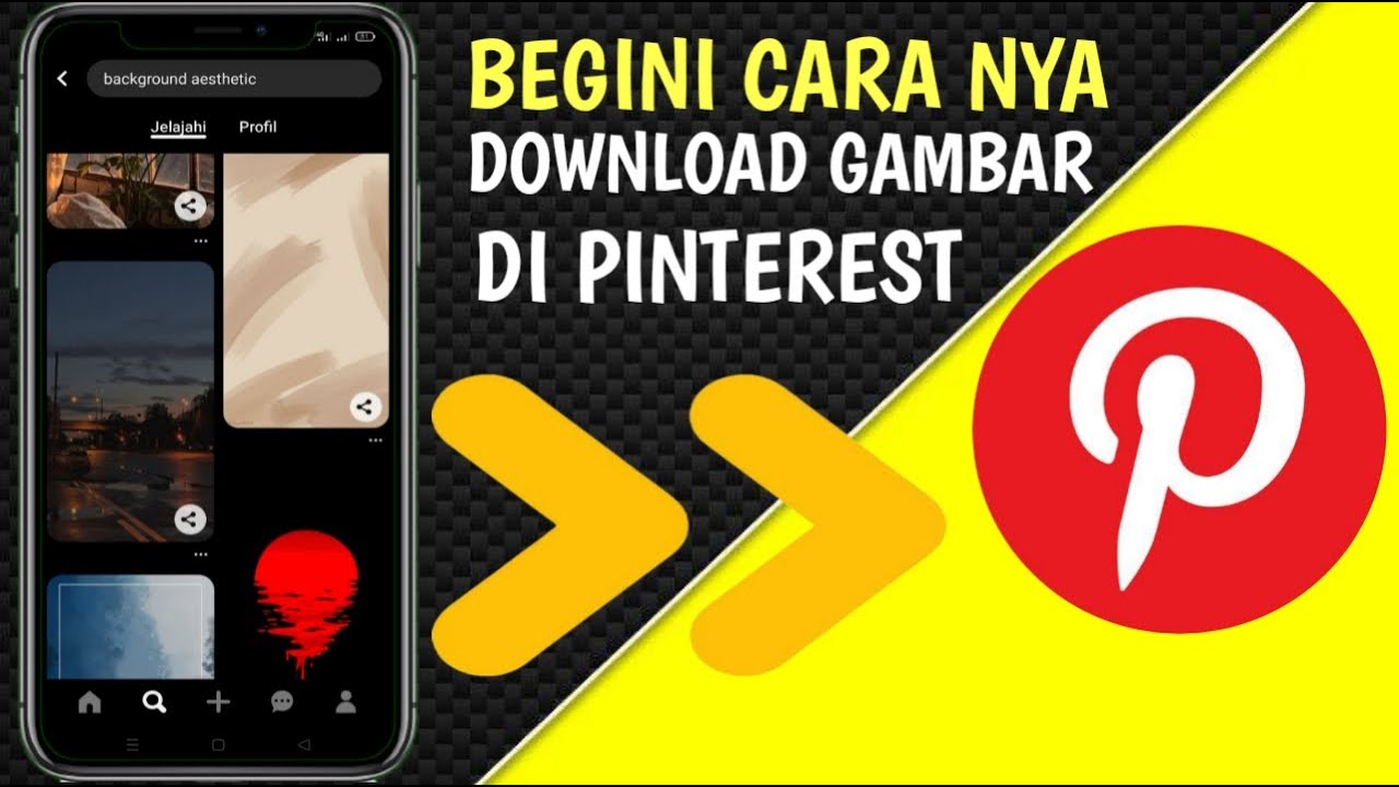 cara download gambar di pinterest 2022 - YouTube