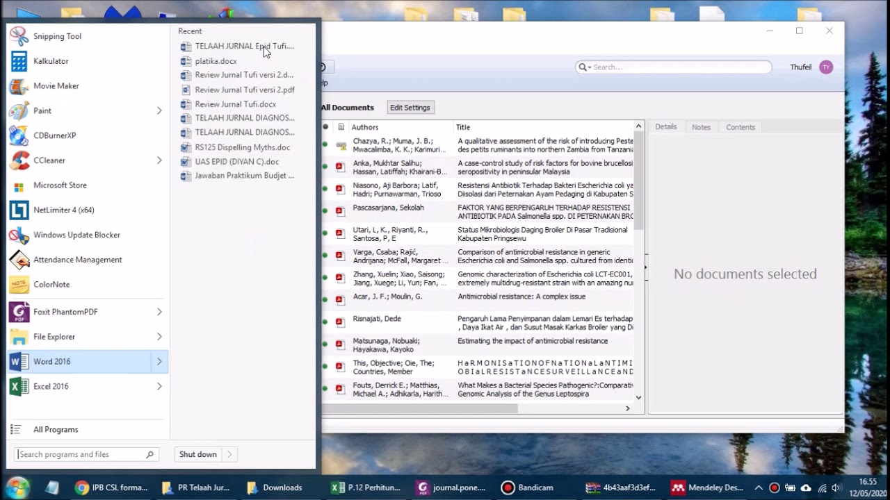 Cara mengganti format penulisan referensi di Mendeley dengan format ...
