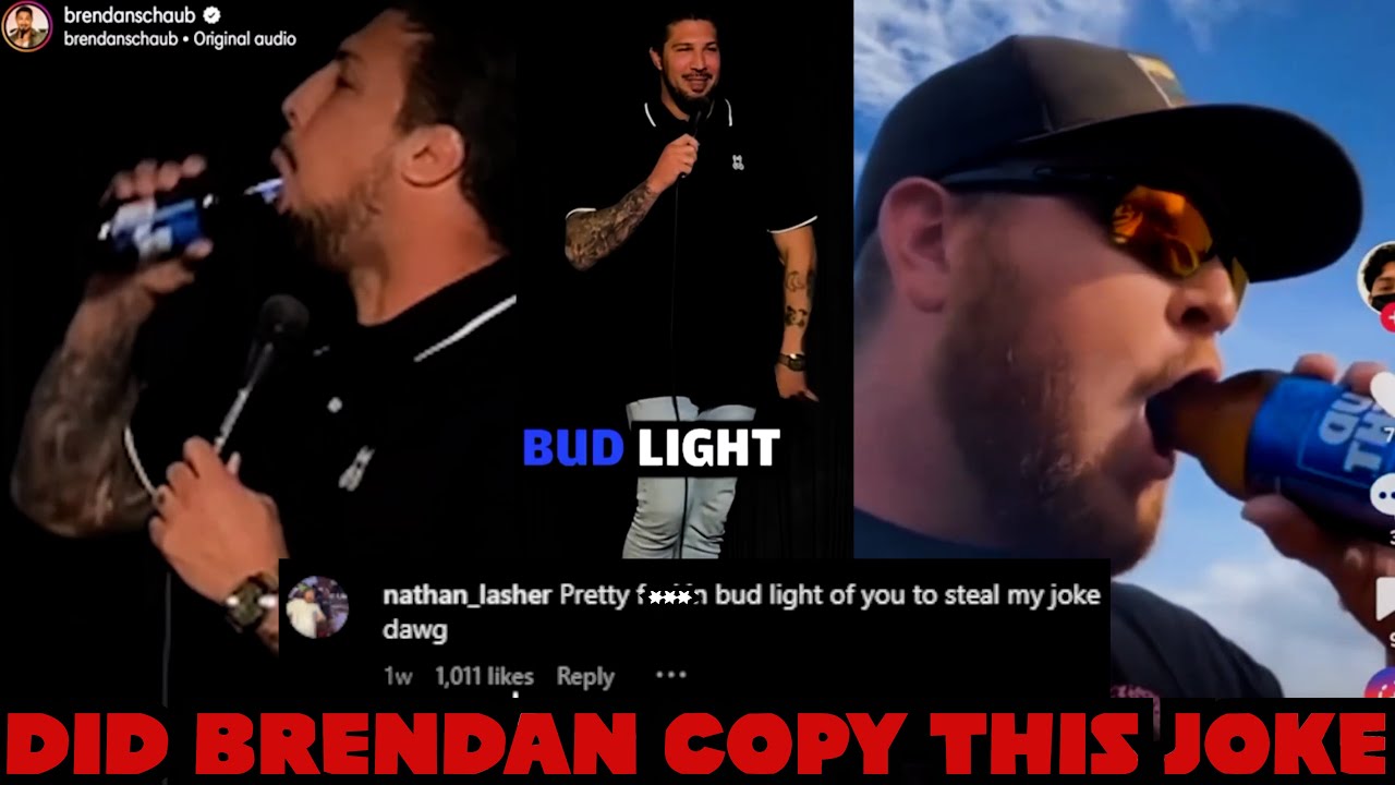 Did Brendan Schaub Steal This Bud Light Joke? - YouTube