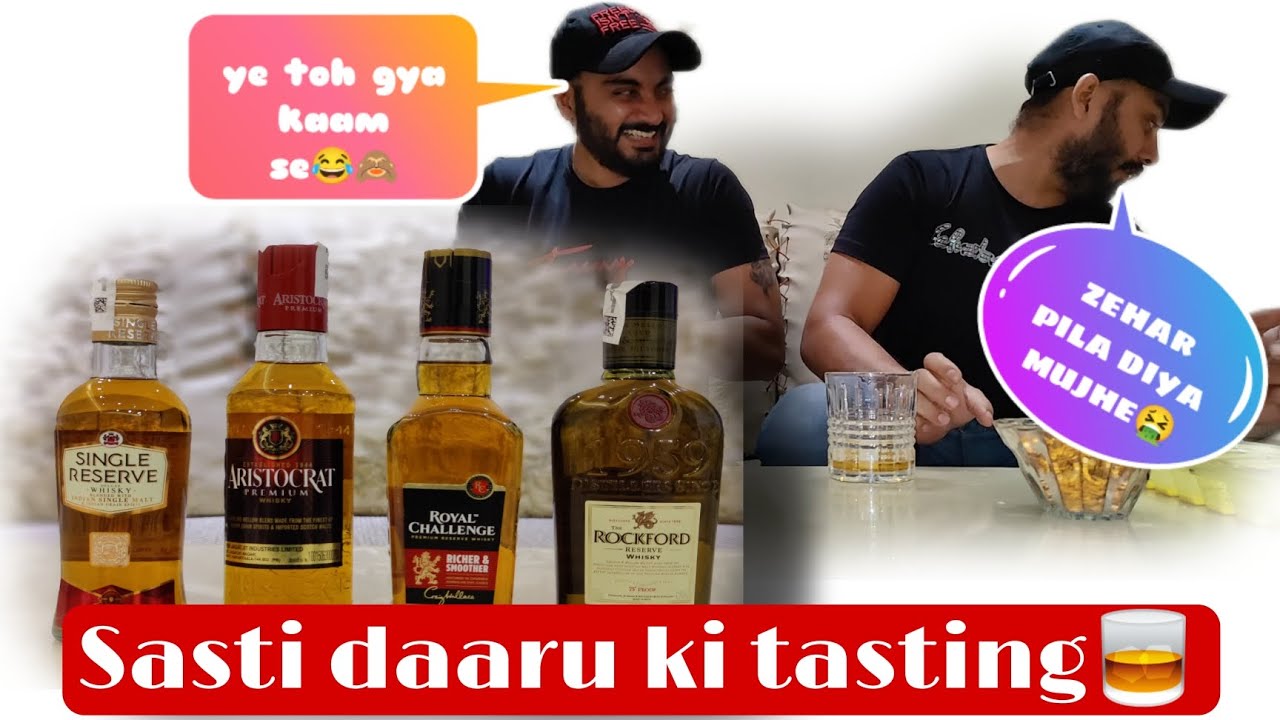 Delhi wali one plus one daaru ki tasting | alcohol vlog | review - YouTube