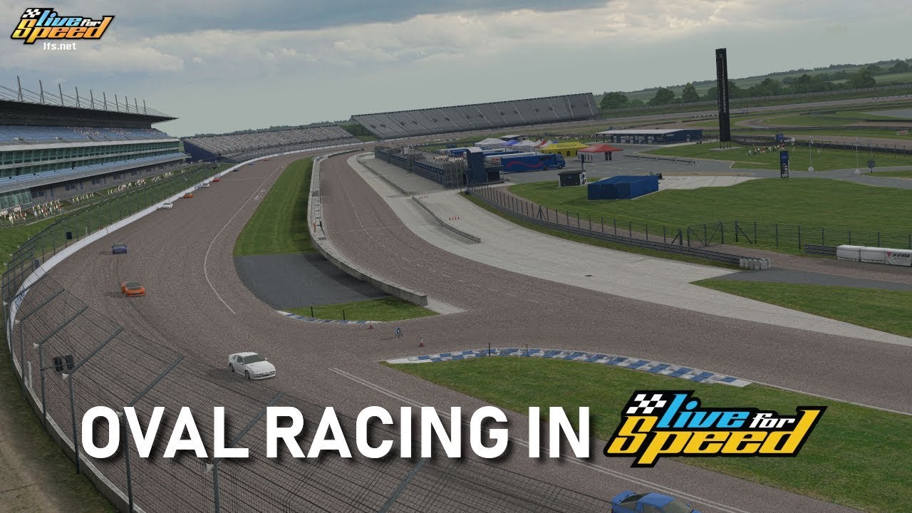Oval racing in Live for Speed - YouTube