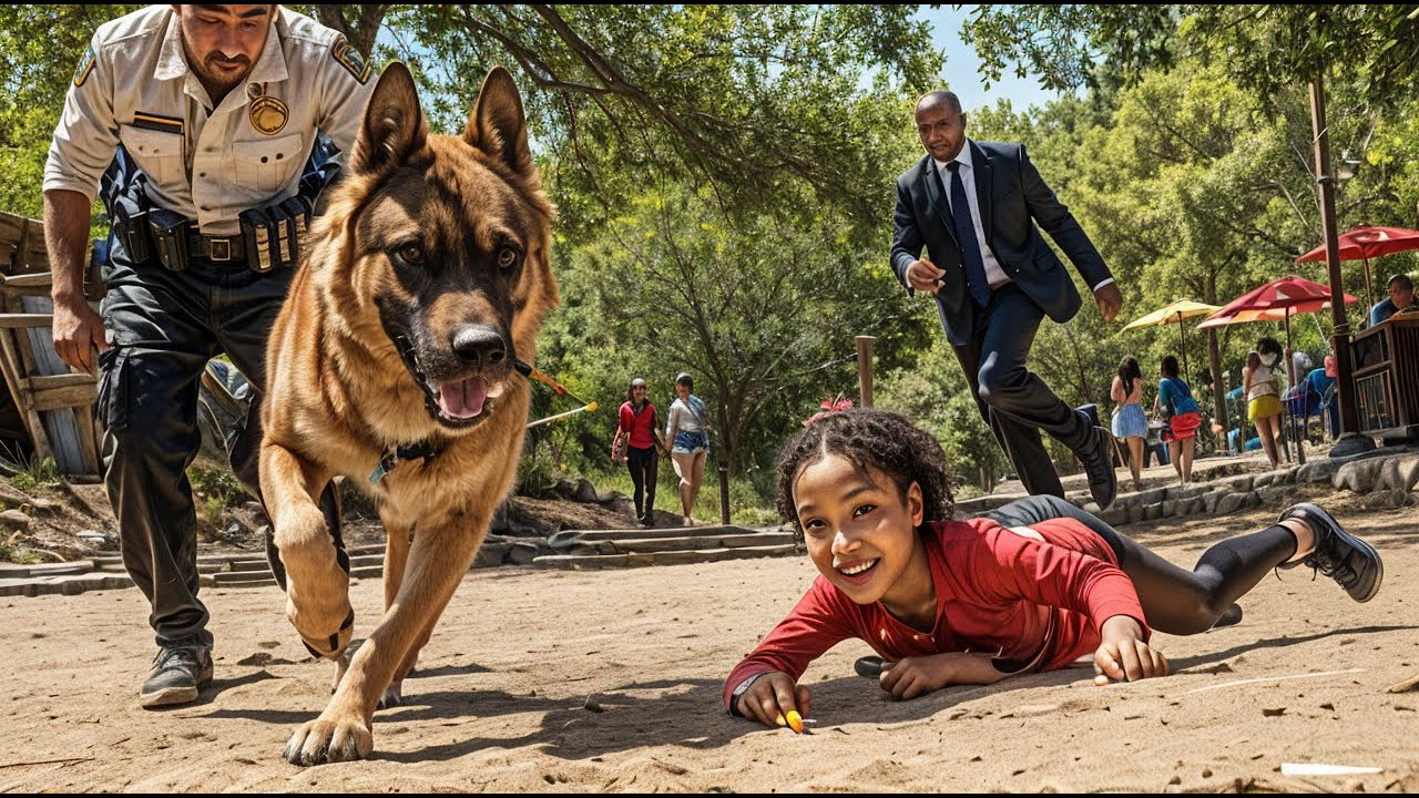 POLICE CAPTAIN'S Daughter Gets BITTEN By Cop's Dog In Shocking Park ...
